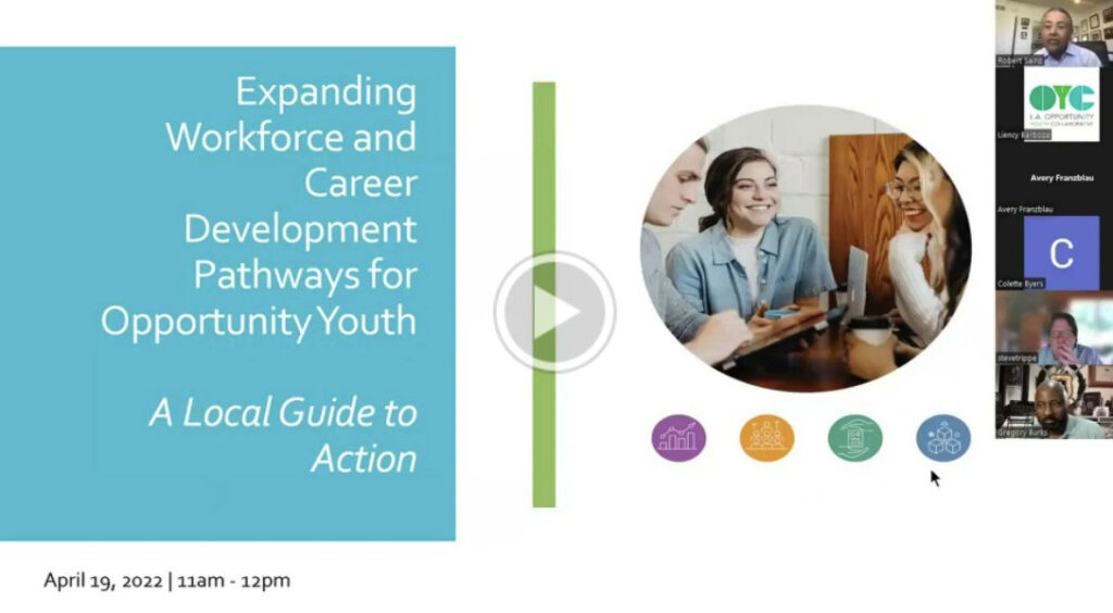Opportunity Youth: A Guide to Local Action – New Ways to Work
